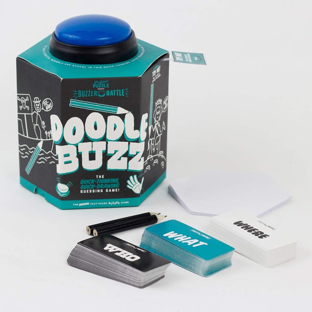 Professor Puzzle Doodle Buzz Buzzer Battle Game