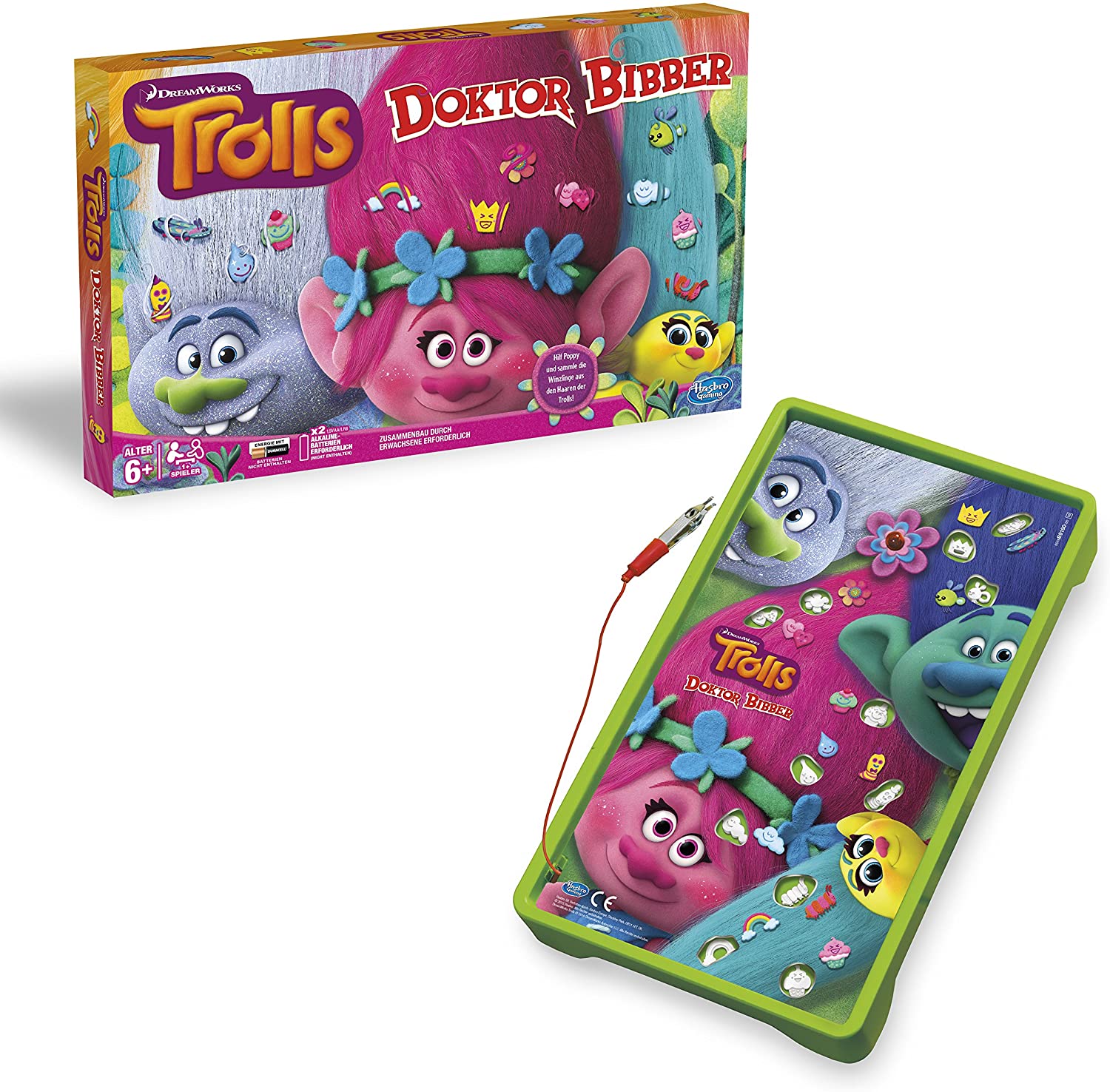 Hasbro Games B9180100 Trolls Dr Bibber Preschool Game